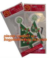 China Clear Cello Bags Adhesive - 1.4 mils Thick Self Sealing OPP Plastic Bags for Bakery Cookies Christmas Halloween Party for sale