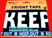 China Halloween Caution Tape , Custom Printing Caution Tape Halloween Banner,Halloween Caution Tape zebra tape bagease pack for sale