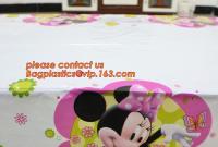 China disposable plastic tablecover 108*180cm tablecloth/map for kids happy birthday party decoration supplies, cartoon mickey for sale