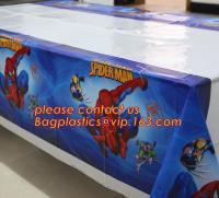 China Hello Kitty Party Supplies Plastic Tablecloth kids Birthday Decoration Baby Shower For Kids Girls, 1pcs spiderman theme for sale
