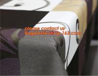 China PVC European style square table cloth waterproof Oilproof non wash plastic pad plus velvet anti hot coffee tablecloth for sale