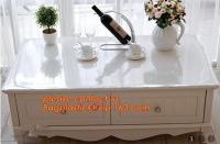 China Disposable Tablecloths Plastic Tablecloths Thicken Tablecloths White Film Transparent Waterproof Table Cloth BAGEASE for sale