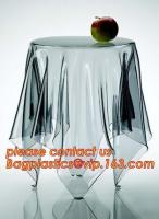 China Disposable Tablecloths Plastic Tablecloths Thicken Tablecloths White Film Transparent Waterproof Table Cloth BAGEASE for sale