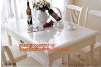 China Disposable Tablecloths Plastic Tablecloths Thicken Tablecloths White Film Transparent Waterproof Table Cloth BAGEASE for sale