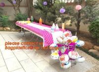 China Colorful Polka Dot Table Cloth Plastic Tablecloth Cover for Wedding Birthday Party Supplies/Decoration BAGEASE BAGPLASTI for sale