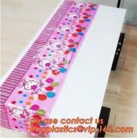 China 100% BIODEGRADABLE Cold-resistant wholesale custom disposable plastic table cover rolls pvc round table covers wedding for sale