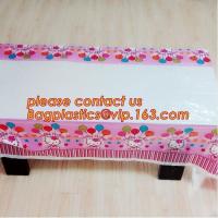 China 100% BIODEGRADABLE Cold-resistant wholesale custom disposable plastic table cover rolls pvc round table covers wedding for sale