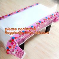 China 100% BIODEGRADABLE Cold-resistant wholesale custom disposable plastic table cover rolls pvc round table covers wedding for sale