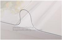 China washable tablecloth clear pvc table cover,Oilproof Lace flower coating pvc tablecloth clips table cover BAGEASE BAGPLAST for sale