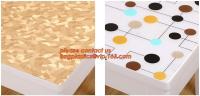 China DIY Round PVC Table Cover Protector Desk Mat Table Cloth Pvc Transparent,stamping table cloth plaid PVC table cover for sale