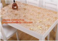 China Custom transparent tablecloth soft plastic tablecloth waterproof and oil proof, PVC waterproof soft glass cloth mat Plas for sale