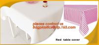 China WHOLESALE DISPOSABLE PE PRINTED POLKA DOTS PARTY TABLE CLOTH, TABLE COVER,1PCS/BAG,600BAGS/CTN,SEASONAL PACKAGING TPU EV for sale