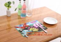 China Custom PVC Woven Decorative Table Mat Placemat,Dining Room Hot Food Woven Fabric Vinyl PVC Table Mat,placemats pvc dinin for sale