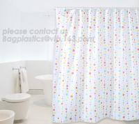 China Color Changing Shower Curtain, Polyester 3D CURTAIN, kids shower curtain,Home goods pure white shower curtains with plas for sale