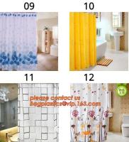 China EU and USA best choose and fashionable priting YOUR LOGO shower curtain, bath curtain with lowest PRICE, Bathroom Custom for sale