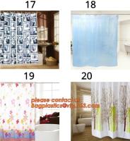 China EU and USA best choose and fashionable priting YOUR LOGO shower curtain, bath curtain with lowest PRICE, Bathroom Custom for sale
