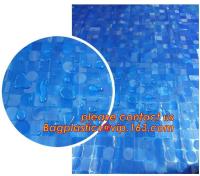 China polyester hook shower curtain, PEVA Material and Eco-Friendly, Home Textile Fabric,Bathroom 3d printing polyester shower for sale