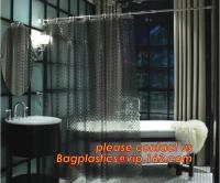 China SCENERY PRINTING POLYESTER SHOWER CURTAIN, custom 3d eva shower curtain for bathroom, Popular cotton hooks polyester tex for sale