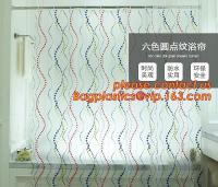 China PEVA Bathroom hooks shower curtain, PEVA Shower Curtain Disposable Bath Curtain, shower curtain For Hotel Bathroom packa for sale