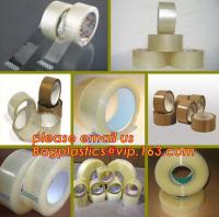 China BOPP color tape Super clear packing tape Low noise packing tape BOPP stationery tape Double-sided jumbo roll BAGPLASTICS for sale