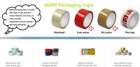 China bopp Custom Carton Packing Tape, Abrasive yellow and black anti slip tape waterproof, custom printed bopp hand packaging for sale