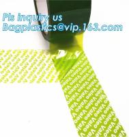 China Supply tamper proof plastic open void tape for seal courier bag envelopes with CE&ISO Air Mouse TV Box PCs OS bagplastic for sale
