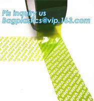 China Security void tape,Tamper Evident Security Void Tapes,Red Tamper Evident Void if Opened Security Tape PET Backing Materi for sale