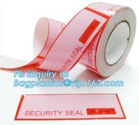 China Waterproof Anti-Theft Security Void Tamper Evident Box Seal Adhesive Tape,Tamper Evident Adhesive Void Security Tape for sale