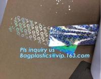 China Sliver Self Adhesive Void Sticker Label,Removed Label Custom Best Price High Quality Void Label Sticker Open Void Securi for sale