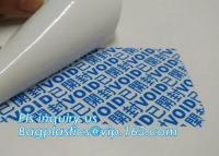 China Warranty VOID If Seal Broken Custom Void Seal Sticker Label,torn invalid security label tamper proof VOID OPEN custom st for sale