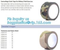 China Multi design camouflage cloth adhesive duct tape for outdoors,Camouflage Casting Butyl Tape,Camo Outdoor Camouflage Tape for sale