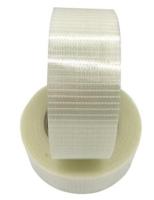 China Glass Mesh carpet tape,PET film glass fiber mesh tape,Fiberglass mesh tape for gypsum,160Mic Backing Fiberglass Double S for sale