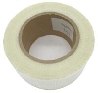 China Glass Mesh carpet tape,PET film glass fiber mesh tape,Fiberglass mesh tape for gypsum,160Mic Backing Fiberglass Double S for sale