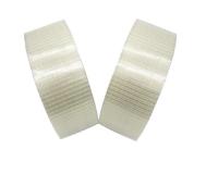 China Glass Mesh carpet tape,PET film glass fiber mesh tape,Fiberglass mesh tape for gypsum,160Mic Backing Fiberglass Double S for sale