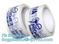 China Heavy duty packaging tape clear packing tape extra thick low noise bopp adhesive tape,Designed clear packing tape with c for sale