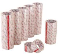 China Custom Logo Printed reinforcement bopp packing tape made in China,Crystal Clear Box Sealing Bopp Tape for Carton Tape Di for sale