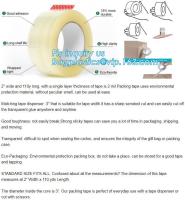 China Discount Quality Guaranteed Transparent Adhesive Glue BOPP Material Package Packing Tape,Sealing Tape Packaging Packing for sale