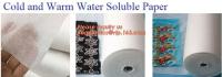 China Cold and warm water soluble paper & film,hot melt film,hot melt adhensive film,PVA water transfer printing film / Cold w for sale
