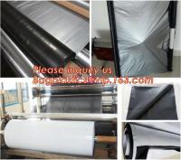 China 0.1mm 0.12mm 0.15mm 0.18mm 0.2mm 0.25mm hydroponic agriculture white/black panda opaque polyethylene PE film bagplastics for sale