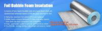 China Aluminum foil coated with Tapem EPE foam for thermal insulation,Thermal break foil covered foam insulation board,bagease for sale