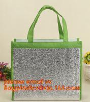 China thermal insulation 600D polyester cooler tote bag,Aluminum foil cold thermal insulation shoulder cooler bag bagease pac for sale