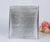 China handle carrier,Thermal Insulation Food aluminum foil lunch bag for Japanese market,lunch thermal cooler insulation bag f for sale