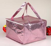 China OEM custom logo hot selling premium thick insulation cooler commercial food delivery bag,Promotional non woven aluminium for sale