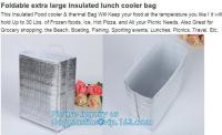 China EPE Food Delivery Bag Promotional Insulation thermal seat bag, foldable cooler bag seat,waterproof oxford insulated cool for sale
