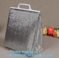 China custom recycling environmental protection insulation fresh-keeping refrigerated lunch bag,Promotional 420D Polyester Ins for sale