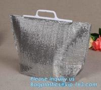 China custom recycling environmental protection insulation fresh-keeping refrigerated lunch bag,Promotional 420D Polyester Ins for sale