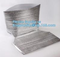 China Reusable aluminium foil thermal insulation material cooler bag foPromotional 420D Polyester Insulation Picnic Cooler Bag for sale