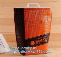 China Insulation oxford cooler bag tote organizer holder container lunch Bag for Women Men Kids coffee,promotional striped can for sale