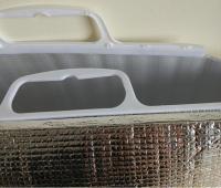 China Insulation oxford cooler bag tote organizer holder container lunch Bag for Women Men Kids coffee,promotional striped can for sale