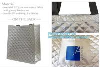 China Large folding keeping cool cooler bag lunch bag for food fruit seafood steak insulation bag heat insulation ice pack for sale